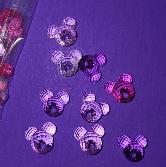 Disney | Office | 6 Disney Mickey Mouse Plastic Beads Office Prism ...